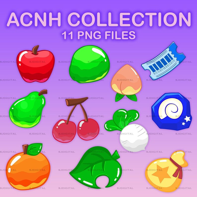 Animal Crossing ACNH PNG Emote, Badge & Icons - Etsy