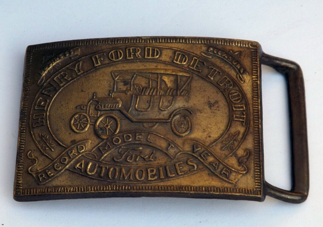 Henry Ford Detroit Automobiles Belt Buckle - Etsy