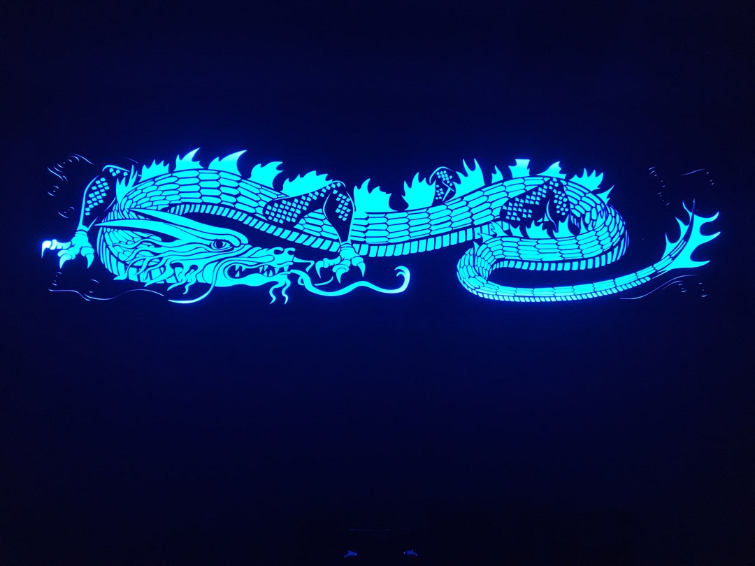 Illuminated Color Changing Art Design Psychedelic Relief "classic ...