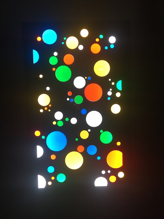 Illuminated Art Relief Design Light up Fantasy Pop Art - Etsy