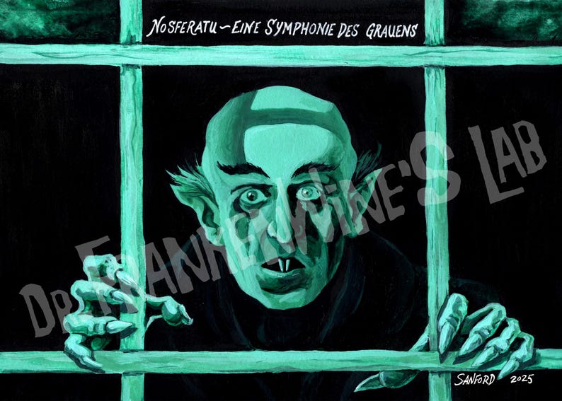 Nosferatu (1922) Mini Print - Etsy