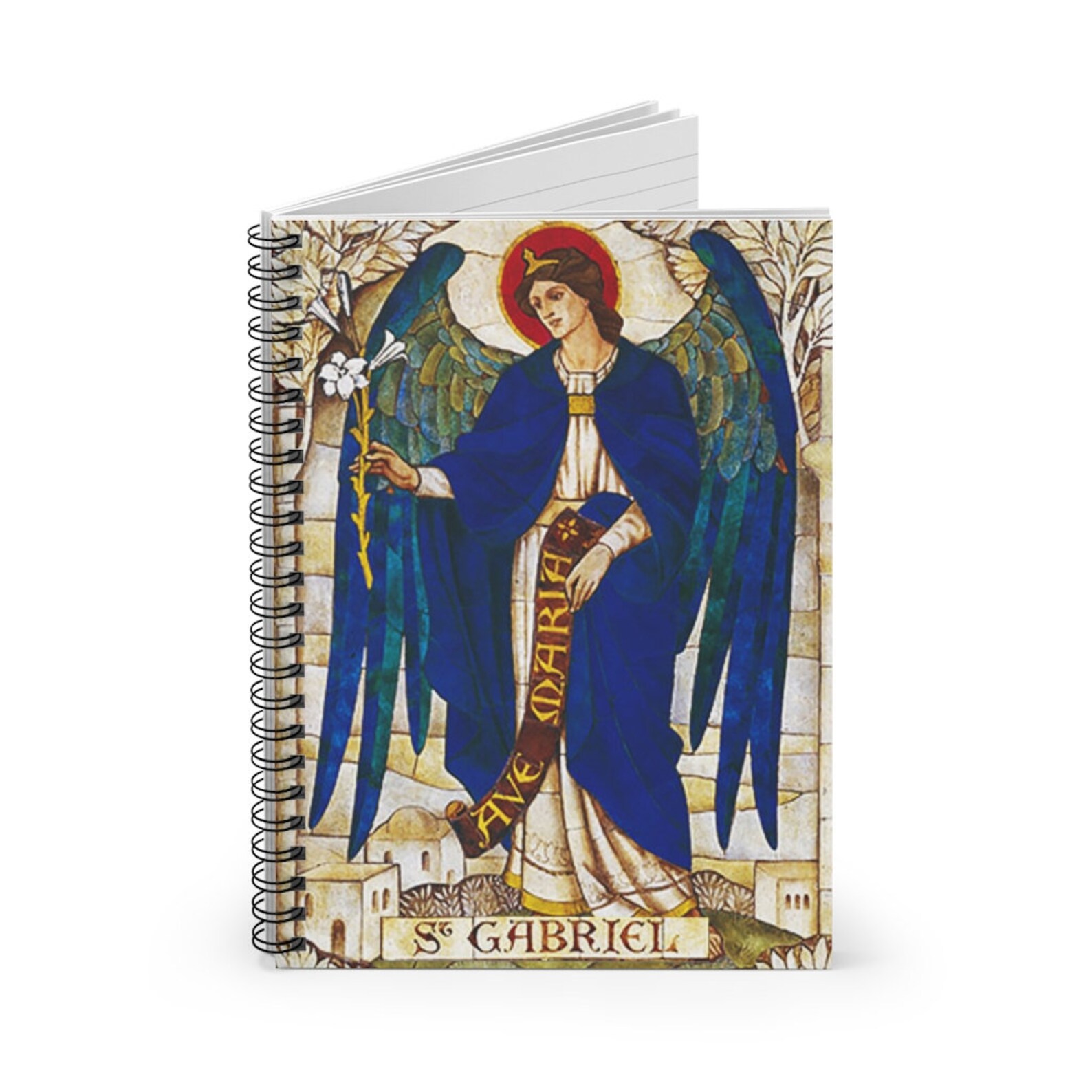Guardian Angel Journal Angel Journal Gabriel Archangel Art | Etsy