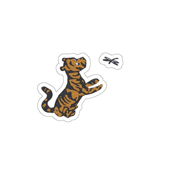 Classic Tigger Stickers Pooh Stickers Tigger and Dragonfly - Etsy