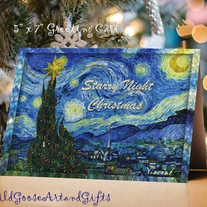 Starry Night Gift Box: Van Gogh Journal, Soy Candle & Necklace - Etsy