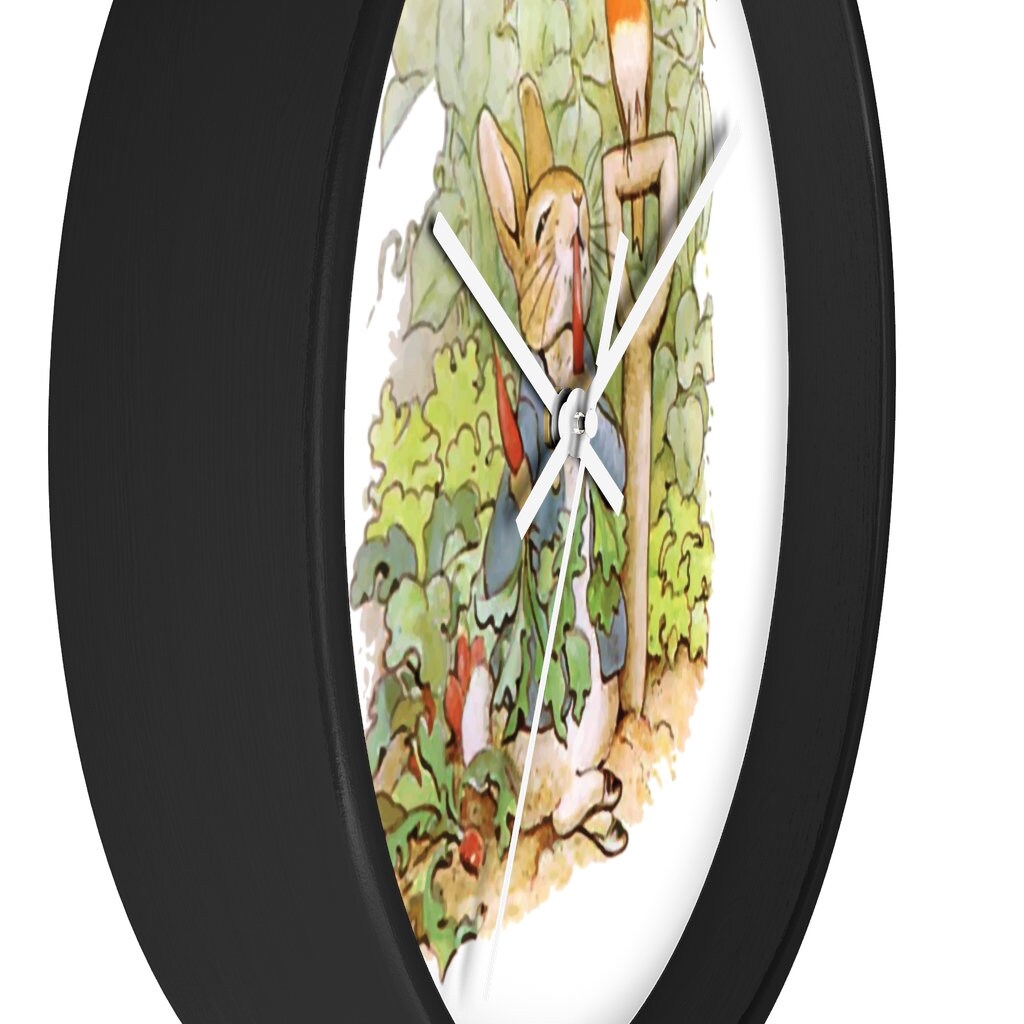 Peter Rabbit Clock Beatrix Potter Gift Rabbit Clock Nursery | Etsy