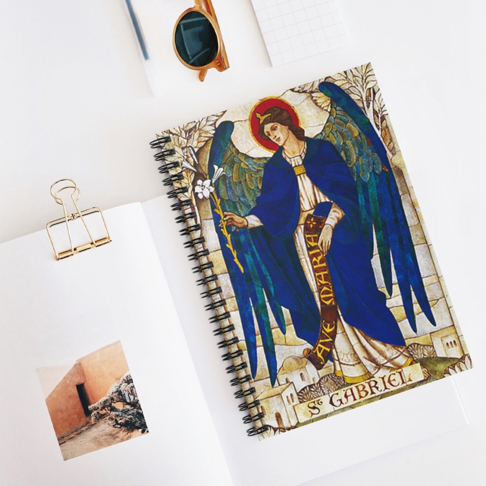 Guardian Angel Journal Angel Journal Gabriel Archangel Art | Etsy