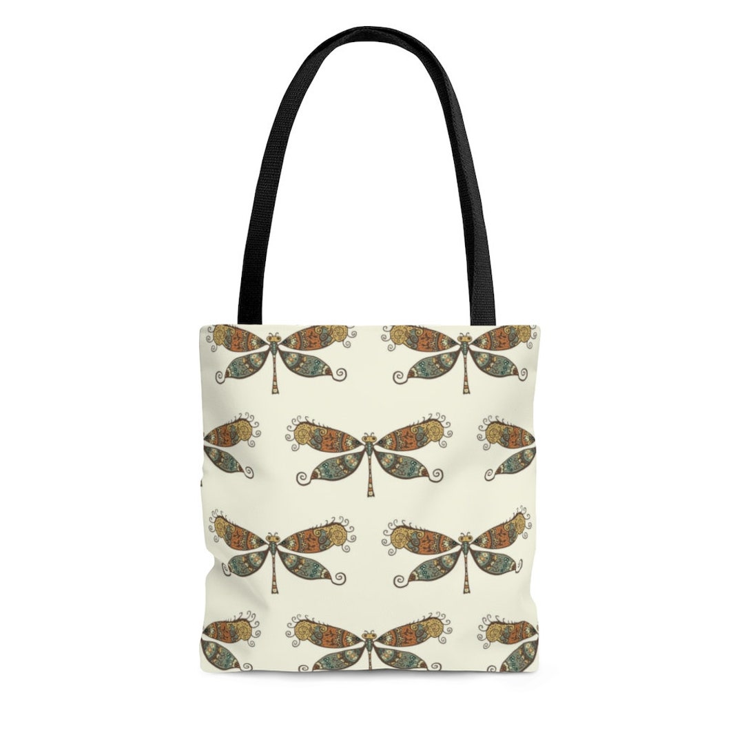 Dragonfly Tote Bag, Dragonfly Bag, Dragonfly Gift, Classy Tote, Stylish ...
