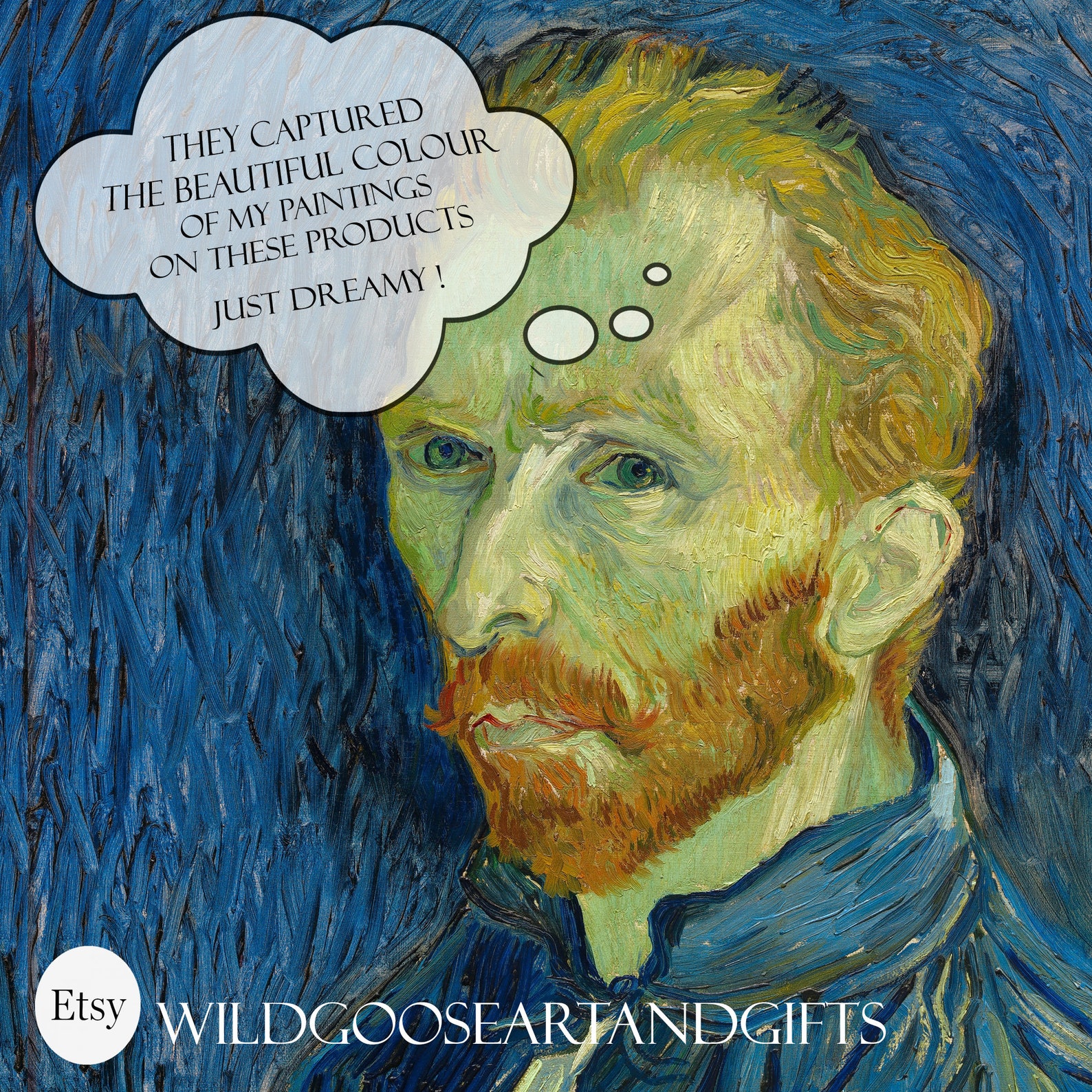 Floral Birthday Card Vincent Van Gogh Birthday Card for | Etsy