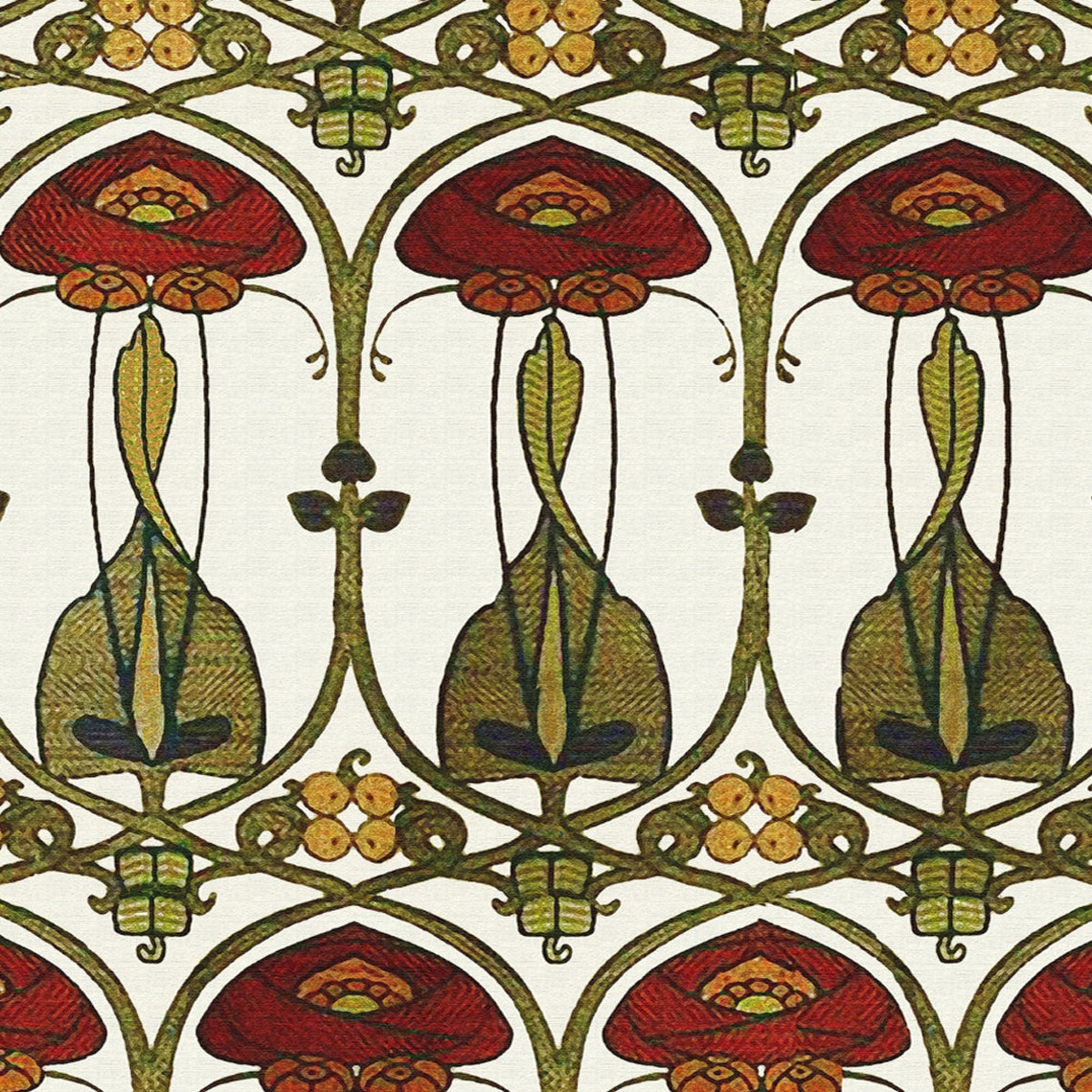 Glasgow Rose Travel Tumbler, Art Nouveau Tumbler, Charles Rennie ...