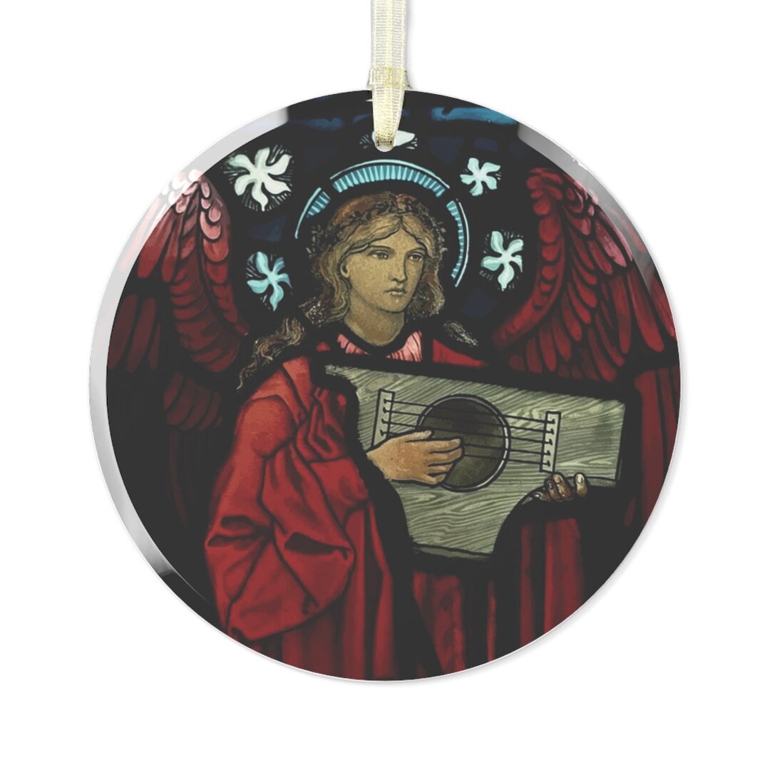 William Morris Christmas Decor, Angel Ornament, William Morris Angel ...