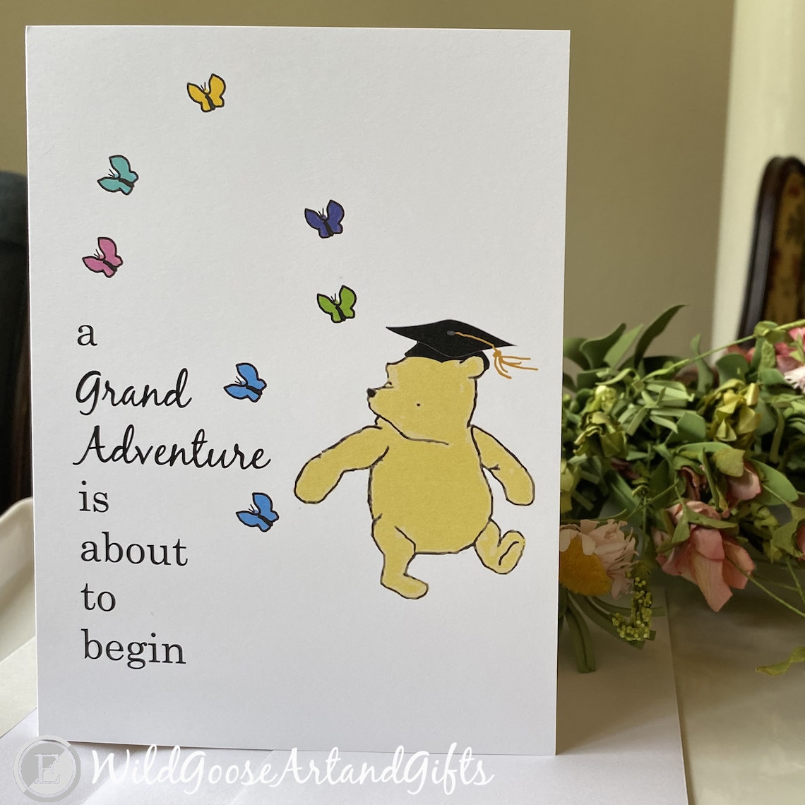 Graduation Card Pooh Graduation Card Classic Pooh - Etsy Canada