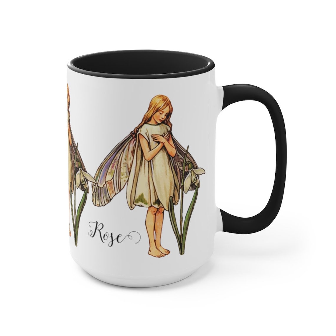 Personalized Fairy Mug Snowdrop Fairy Colored Mug Custom | Etsy