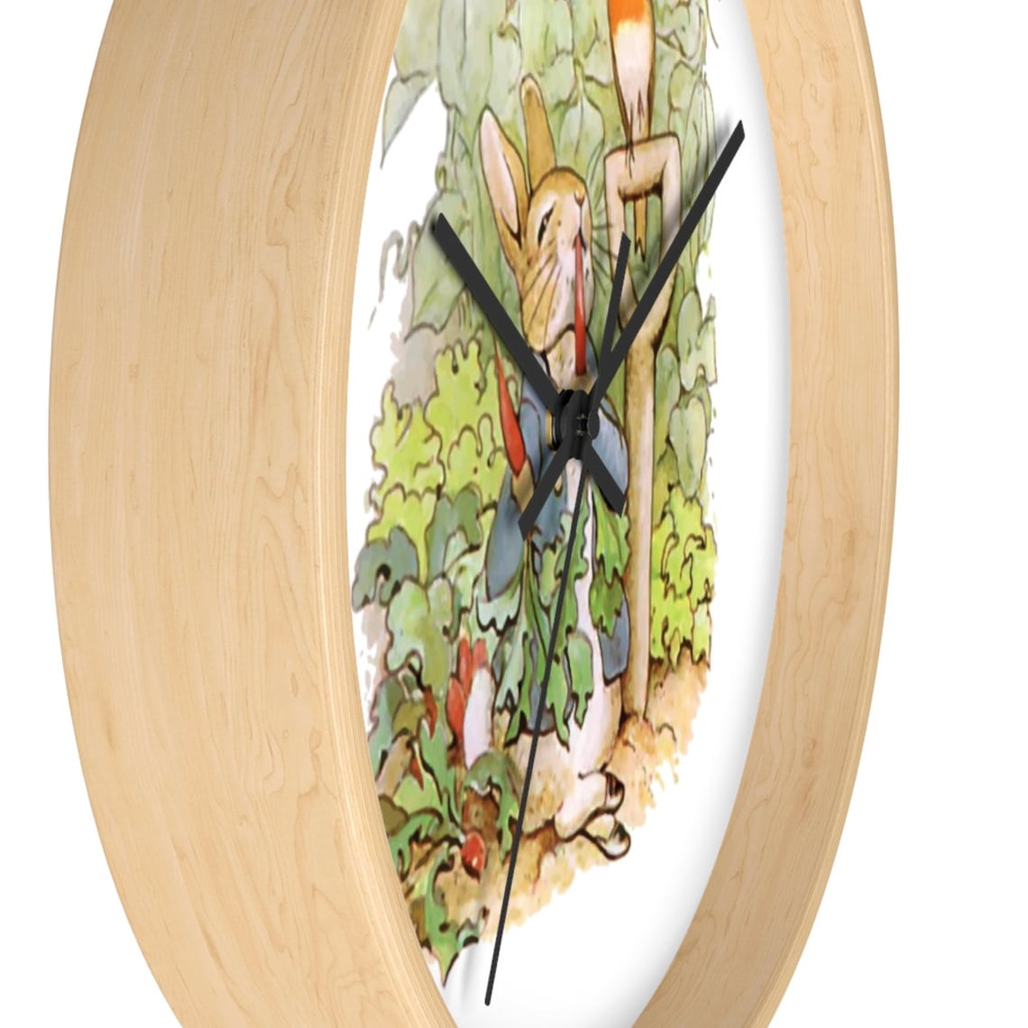 Peter Rabbit Clock Beatrix Potter Gift Rabbit Clock Nursery | Etsy