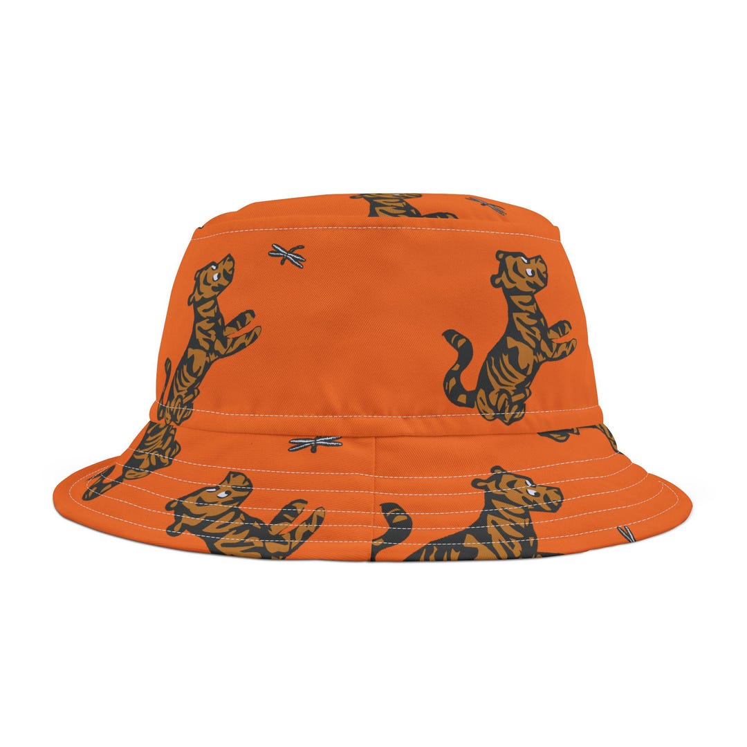Classic Tigger Bucket Hat, Bouncing Tiger, Tigger and Dragonfly, Fun ...