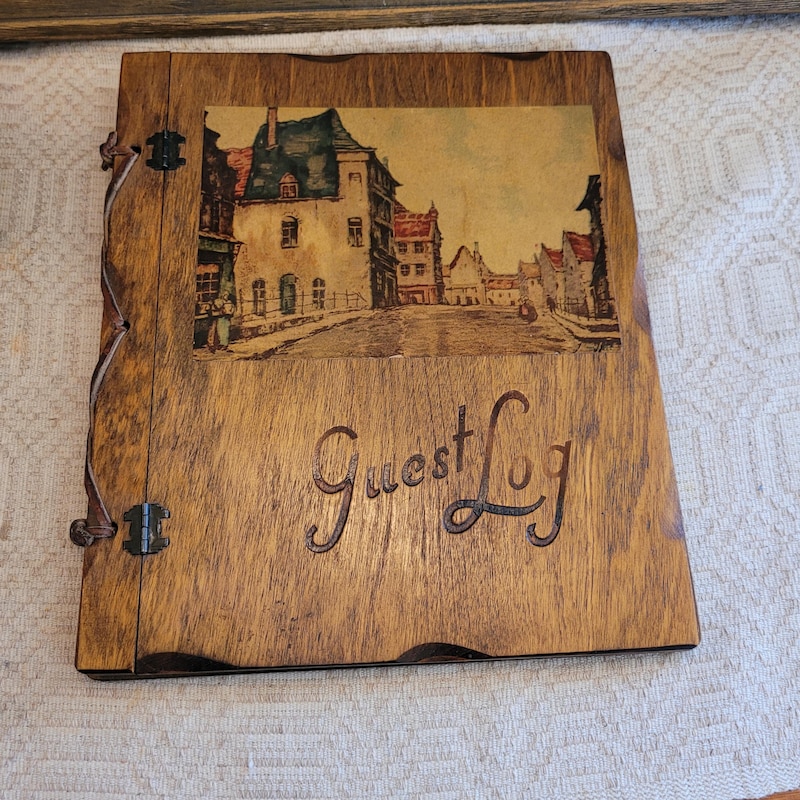Vintage Guest Book - Etsy