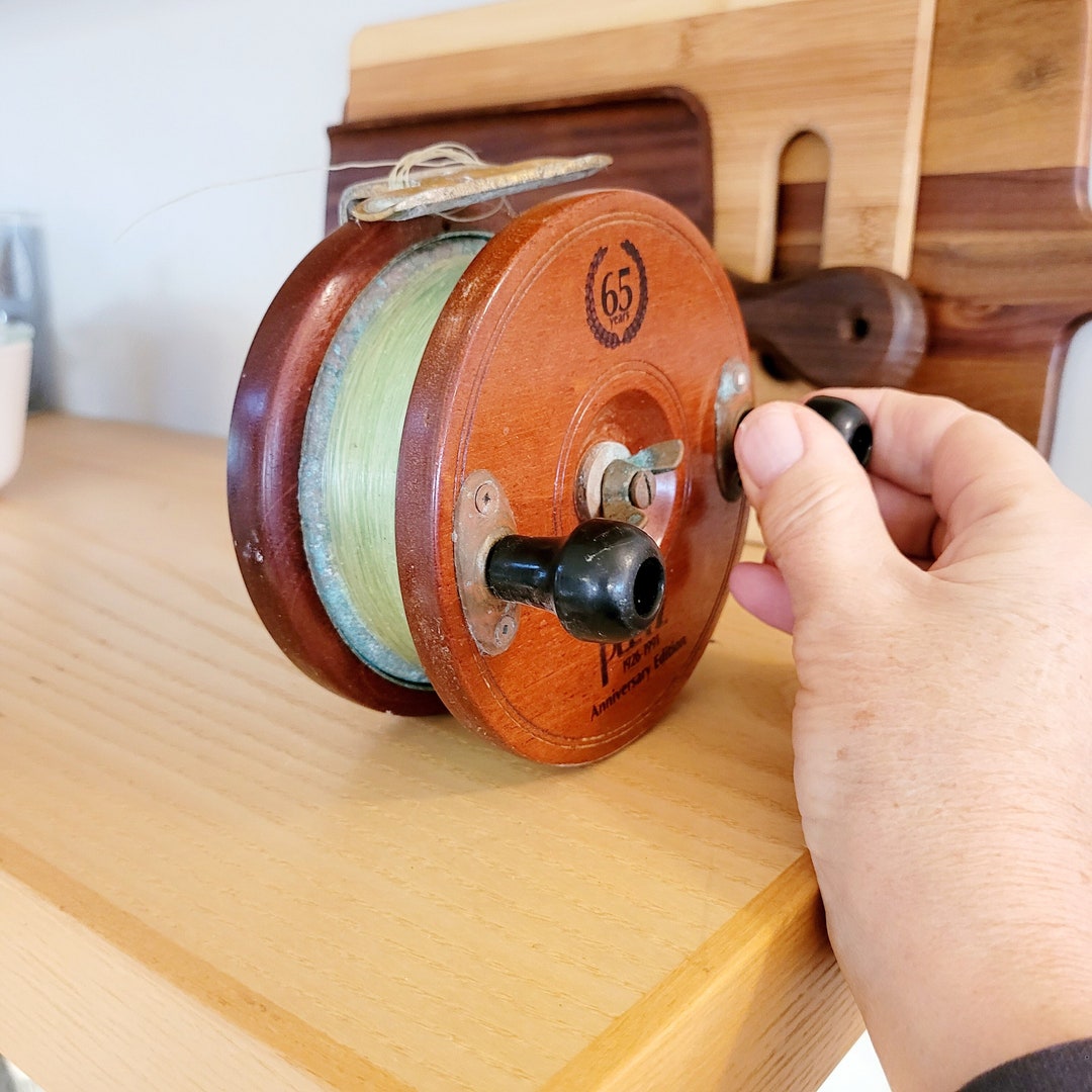 PEETZ 65th Anniversary Edition Reel, 1991, Wood & Brass Fly Fishing ...