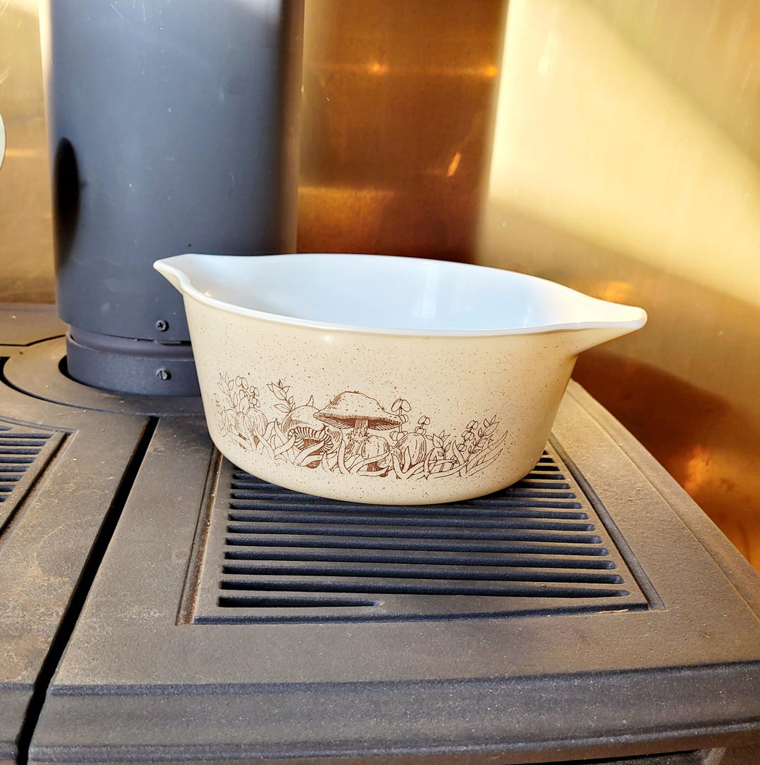 Pyrex Casserole Bowl, Forest Fancies, Nesting Bowl, #475-B, Serving ...