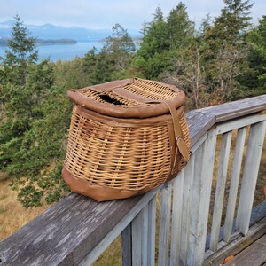 Wicker Fishing Creel, Fly Fishing, Creel Basket, Vintage Creel, Lodge ...
