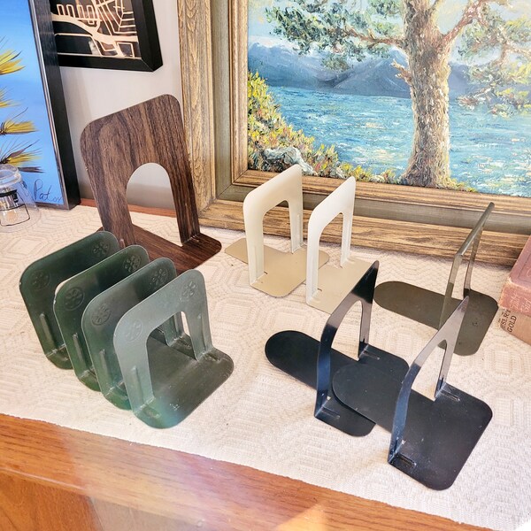 Metal Bookends - Etsy