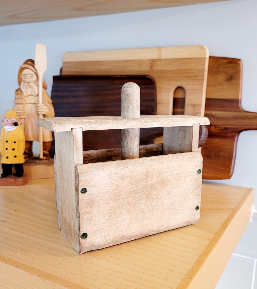 Antique Wood Butter Press, Butter Mold, Vintage, Rectangular, Simple ...