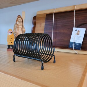 Black Spiral Mail Holder, Spiral Metal, Vintage Letter Holder, Office ...