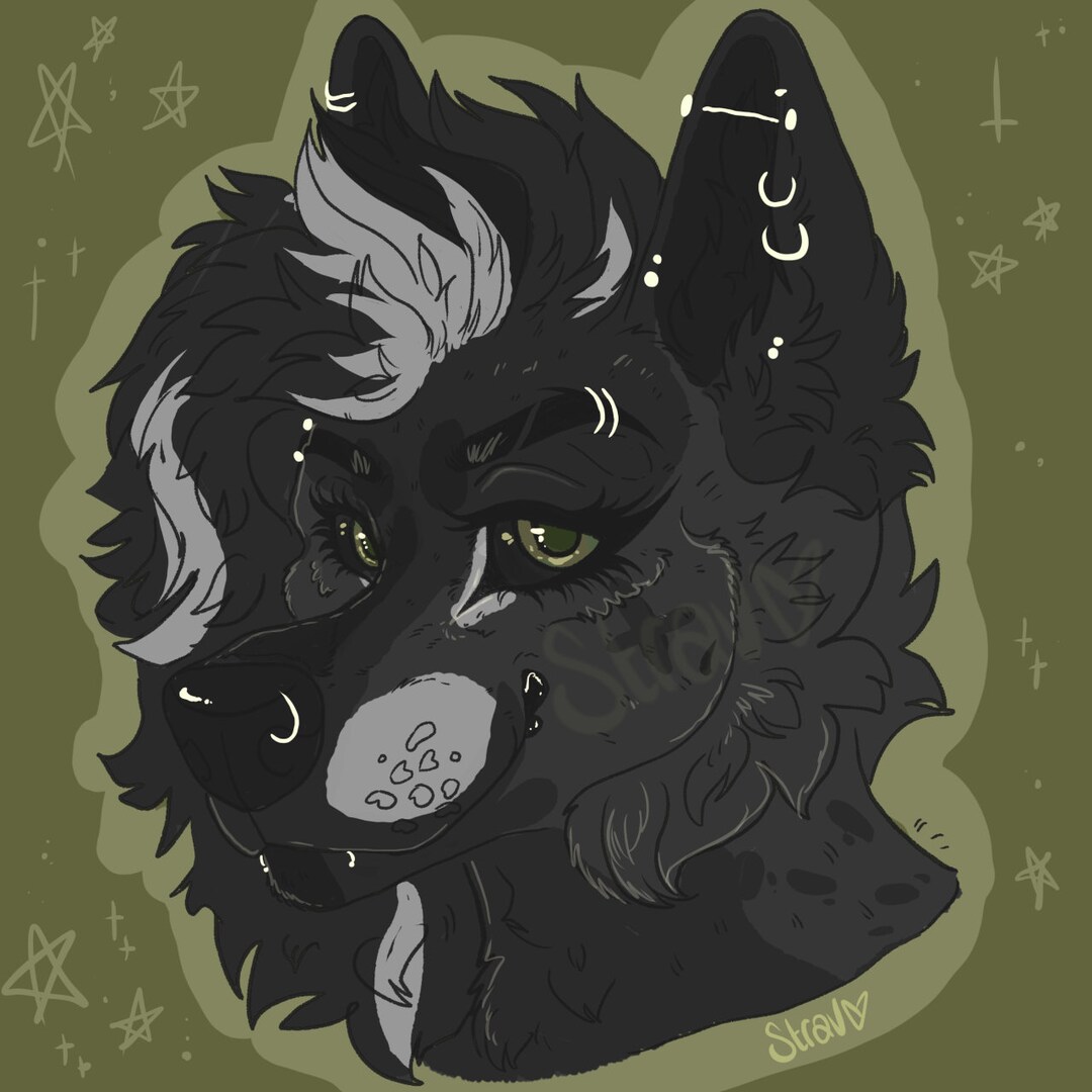 Furry Headshots Sketches - Etsy