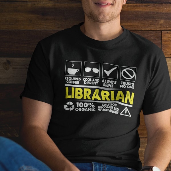 Librarian T Shirt - Etsy