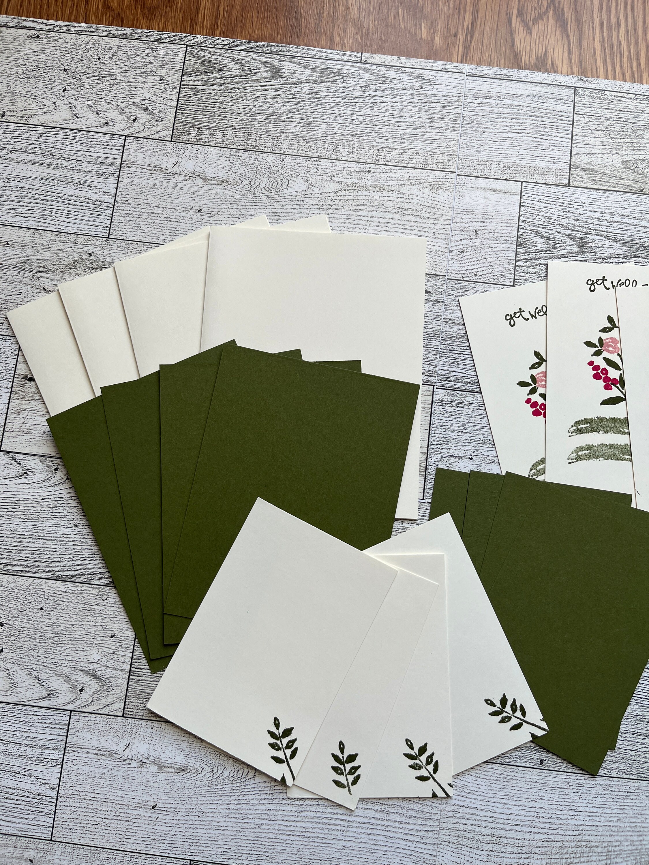 Get Well Sooner Card Kit with Bonus Thank You Card - Etsy