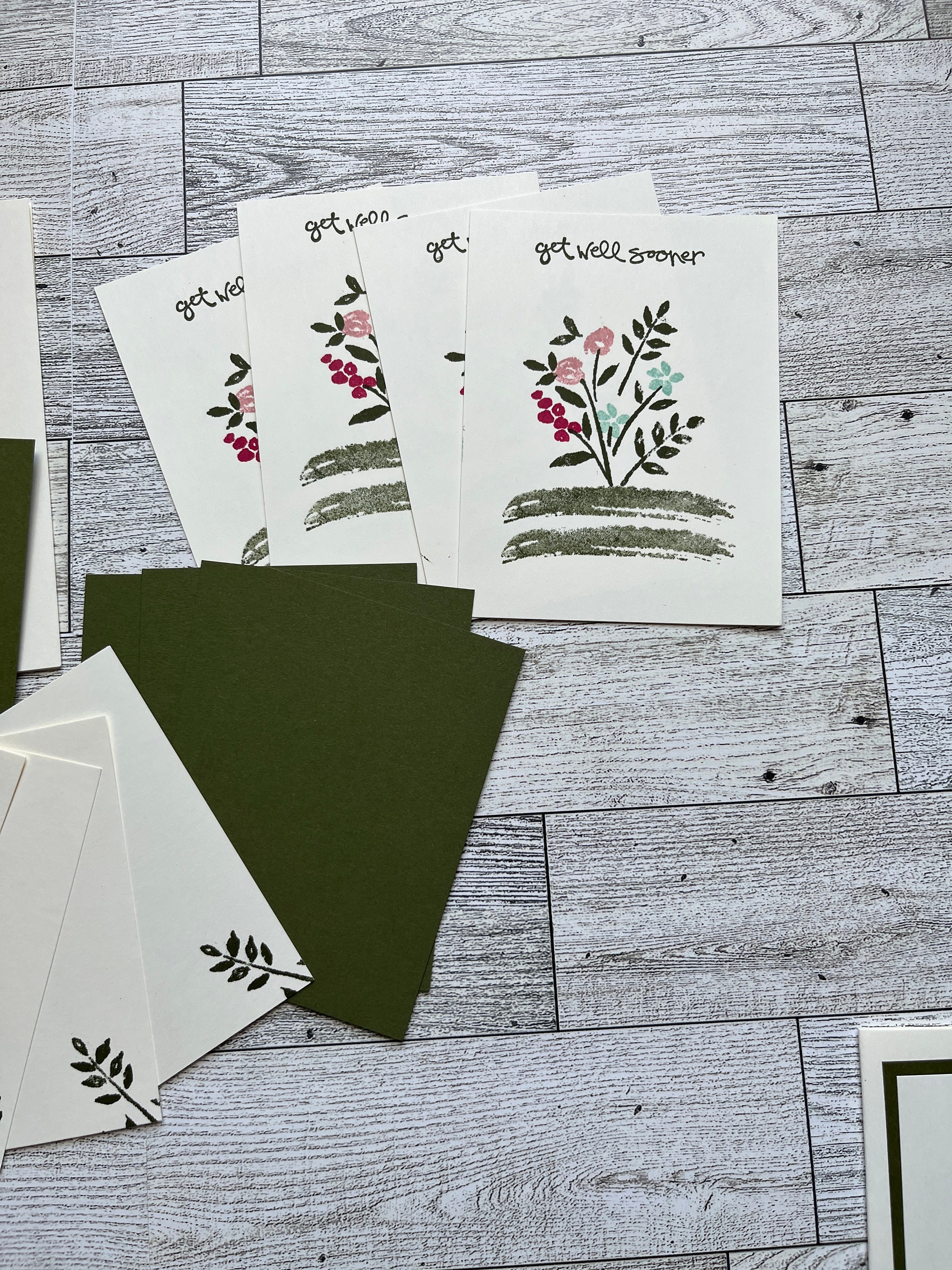 Get Well Sooner Card Kit with Bonus Thank You Card - Etsy