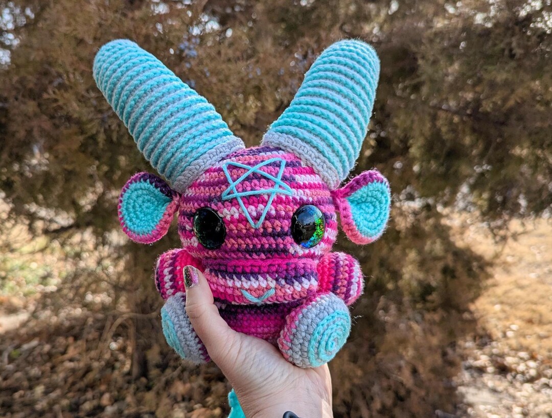 Ready to Ship - Pink Baphomet - Etsy