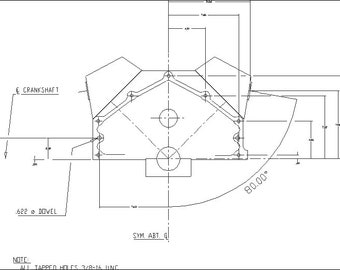 Electronics & Accessories DXF File Small Block Chevrolet SBC Front ...