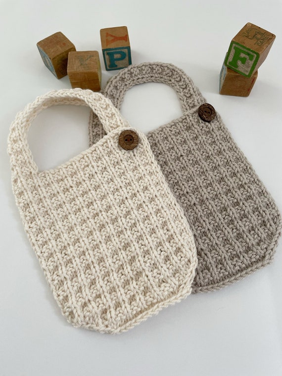 Easy Baby Bib Knitting Pattern Knitting Pattern – Baby Set Basic