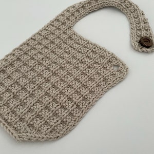 Knitting Pattern, Baby Bib, Beginner Pattern, Cotton Bib - English Only ...