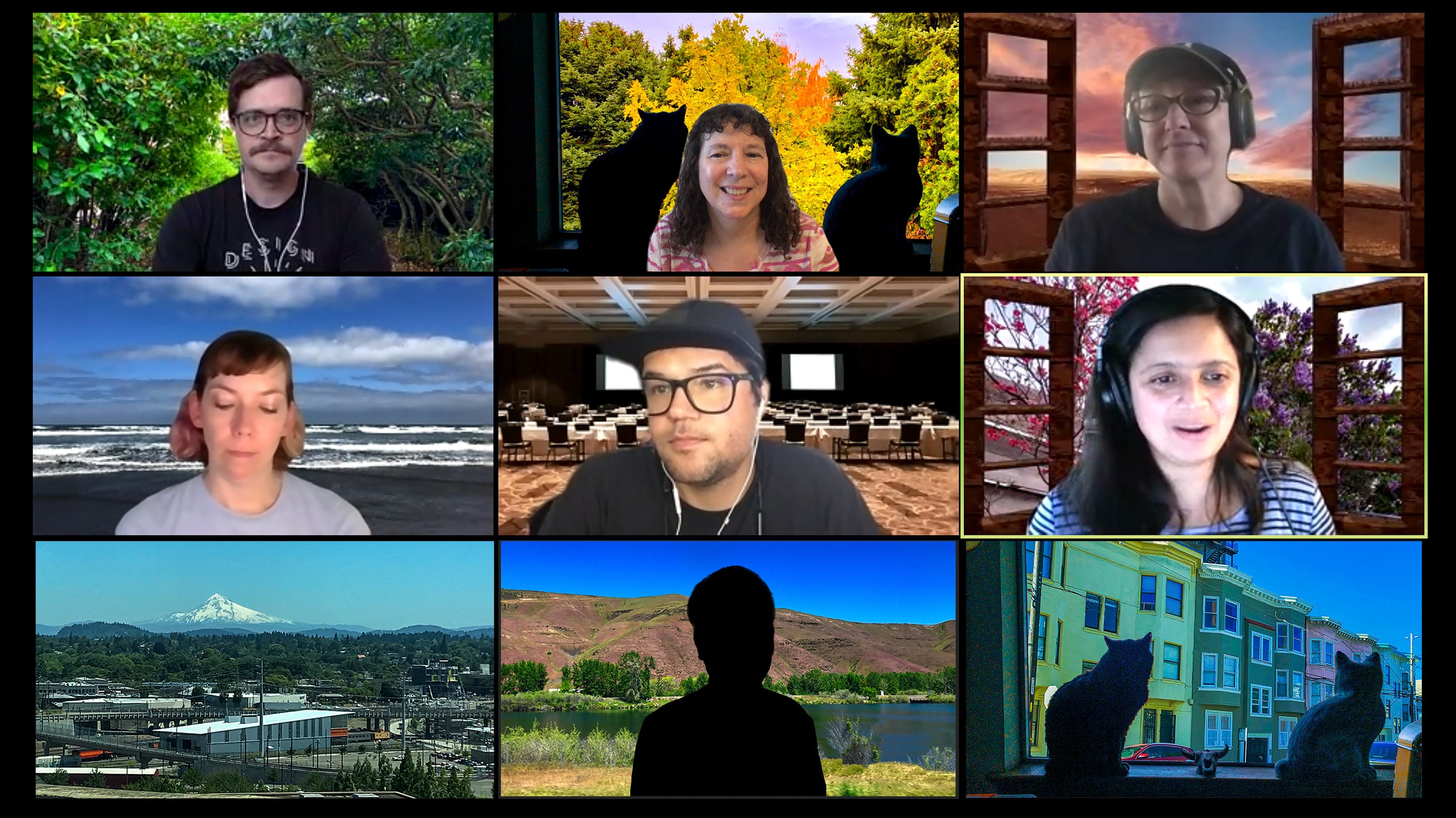 Autumn Leaves Zoom Background - Etsy