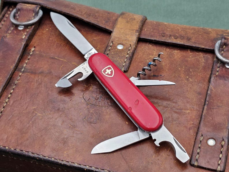 Vintage Elinox Standard Retired Model 91mm Swiss Army Tool With Nickel ...