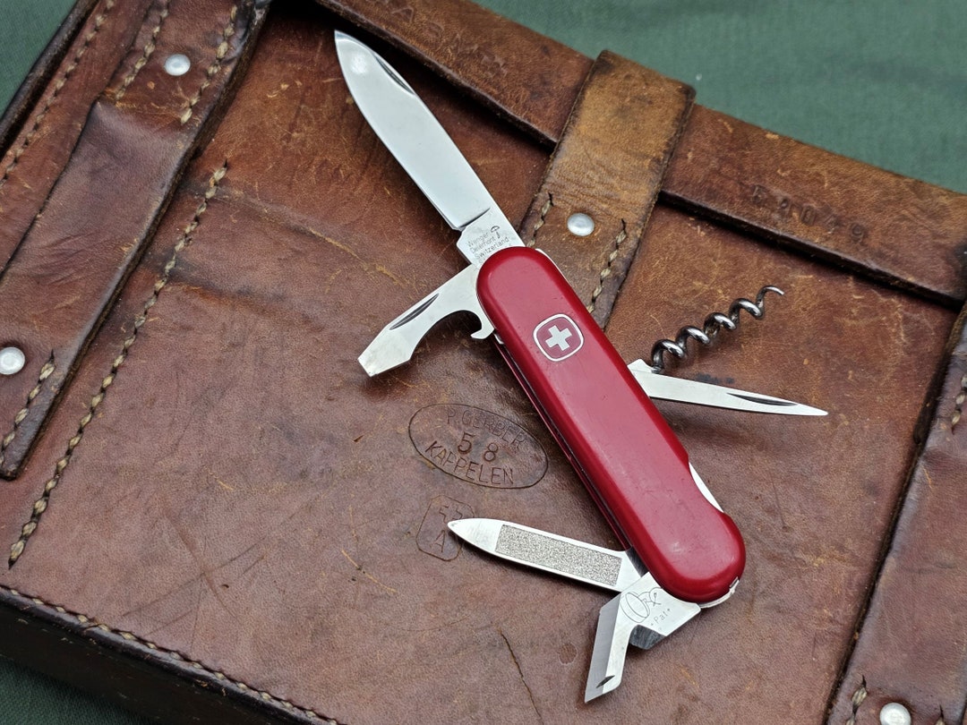 Vintage Wenger Dog Leg Commander With Nickel Silver Sandoz Swiss ...
