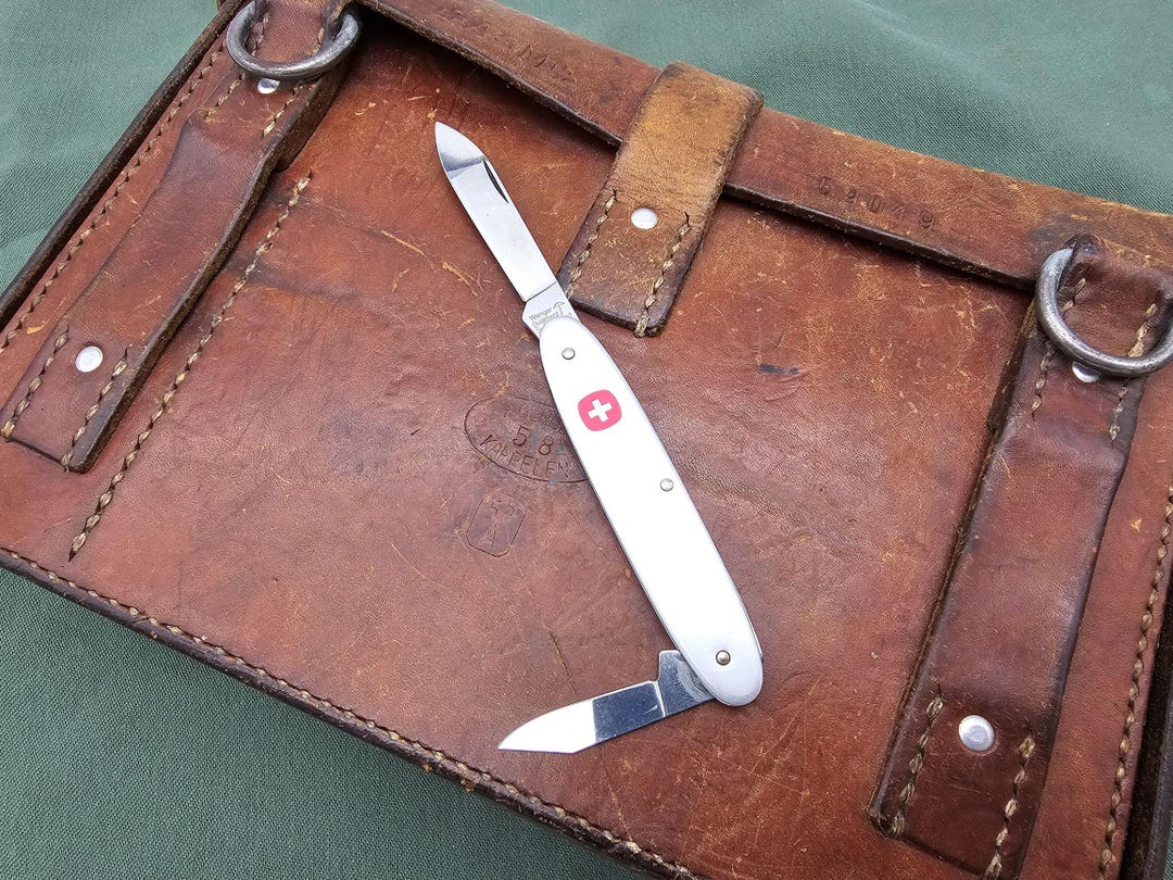 Vintage Wenger Patriot Alox Swiss Army Tool 85 Mm Discontinued Rare ...