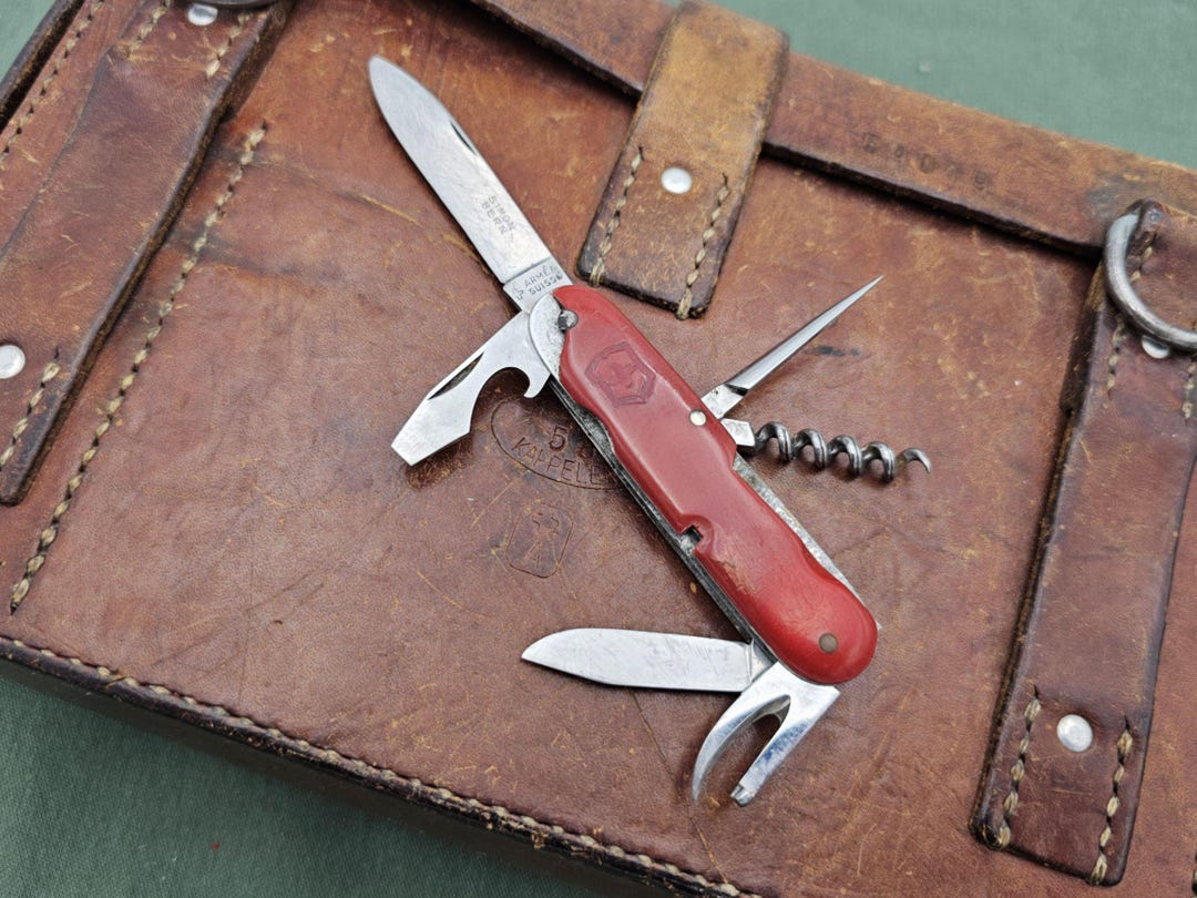 Vintage Army Suisse Swiss Army Officer Tool Retired Model Very Rare ...