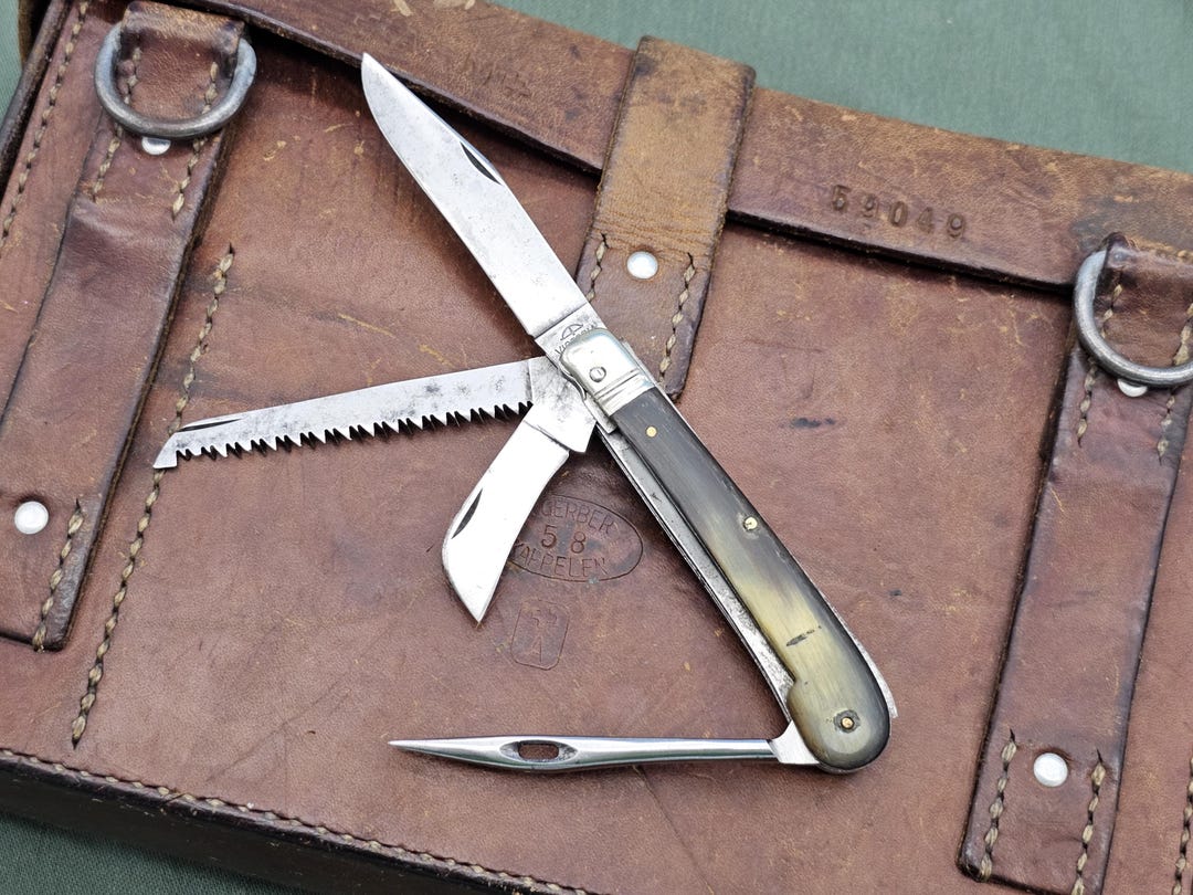 1930s Antique Victoria Buffalo Horn Farmers Tool Very Rare Collectable ...