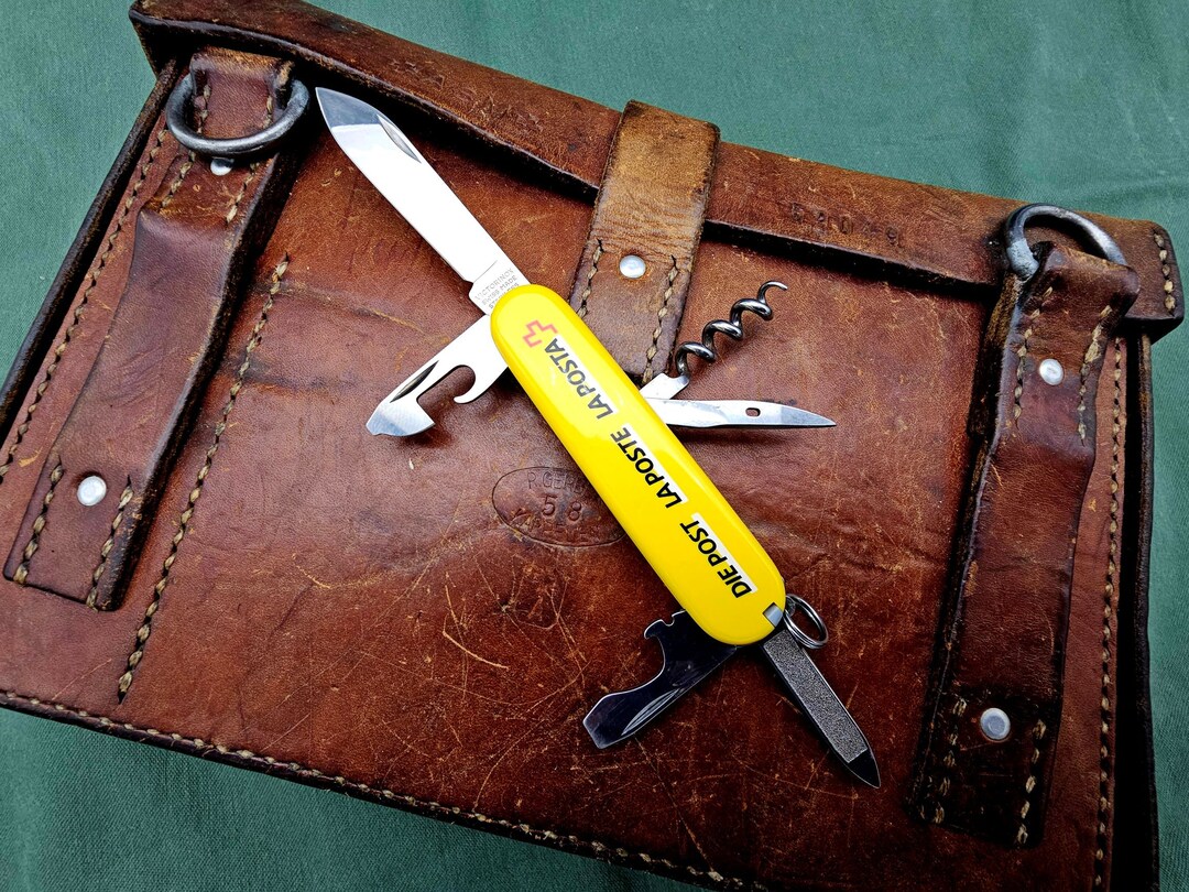 Vintage Victorinox Sportsman La Poste Swiss Postal Service Issued Swiss ...