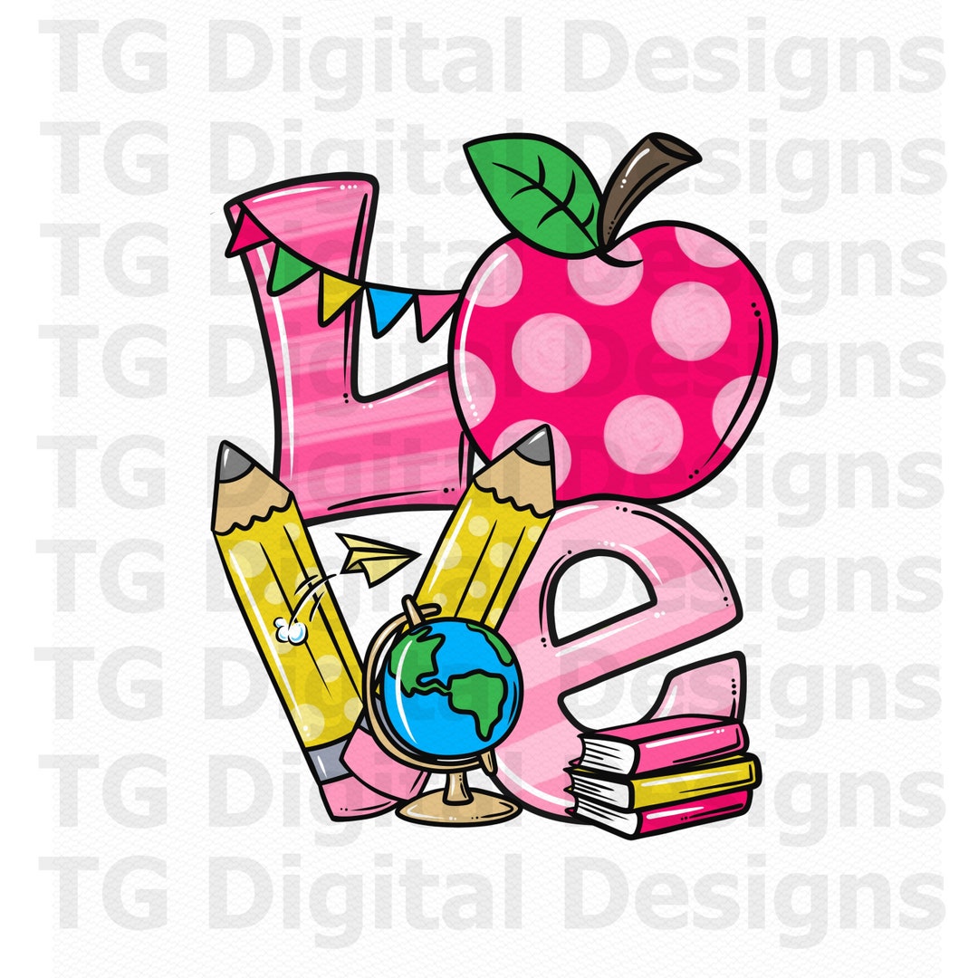 School PNG, Back to School, School Love PNG, Teacher PNG, School ...