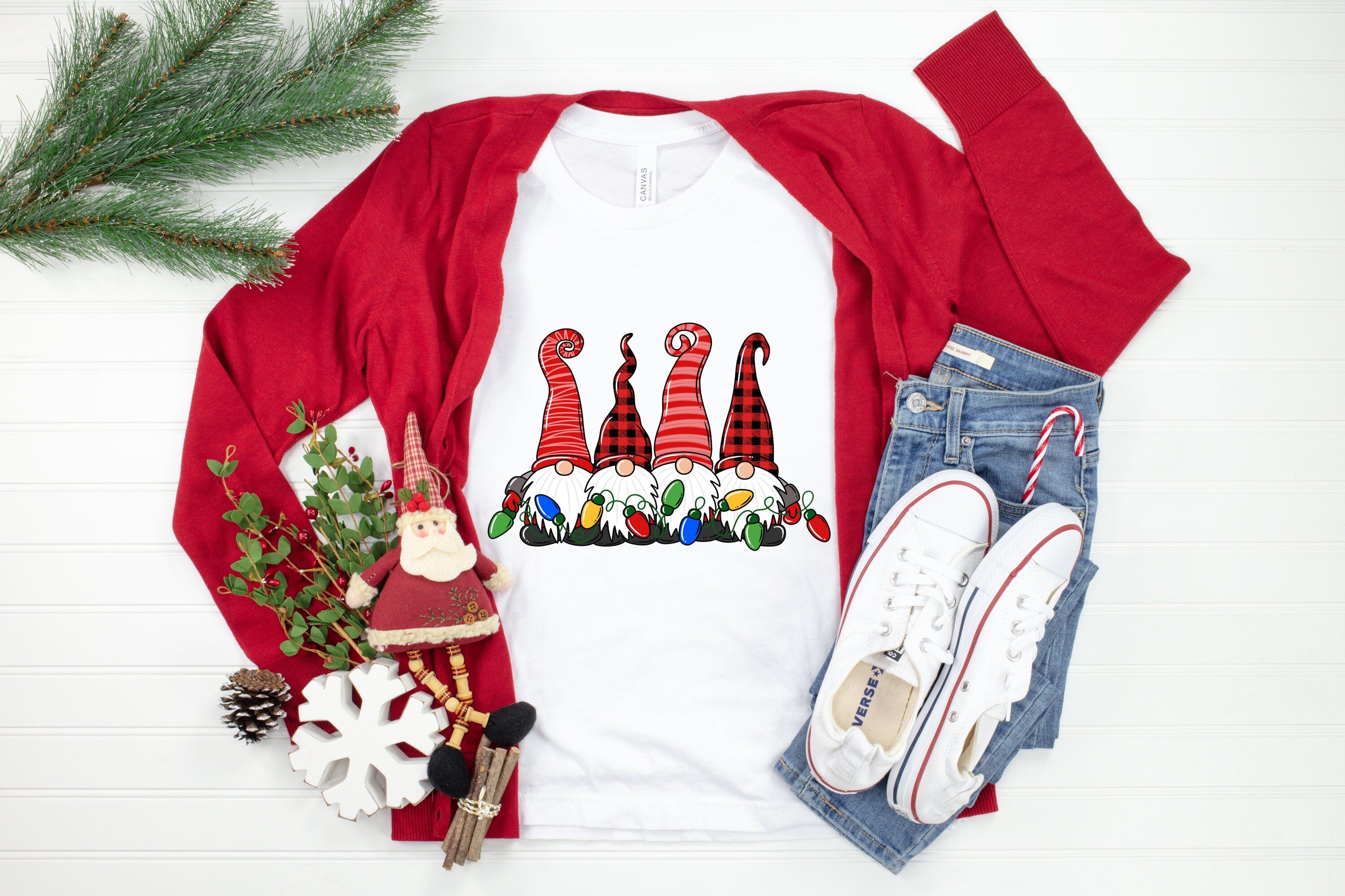 Christmas PNG Christmas Gnomes PNG Christmas Lights PNG - Etsy