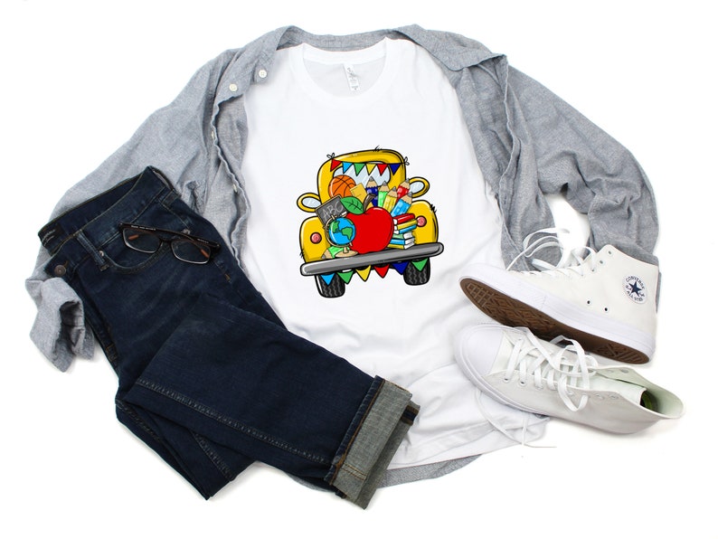 School Truck PNG Back to School PNG Teacher Clipart School | Etsy