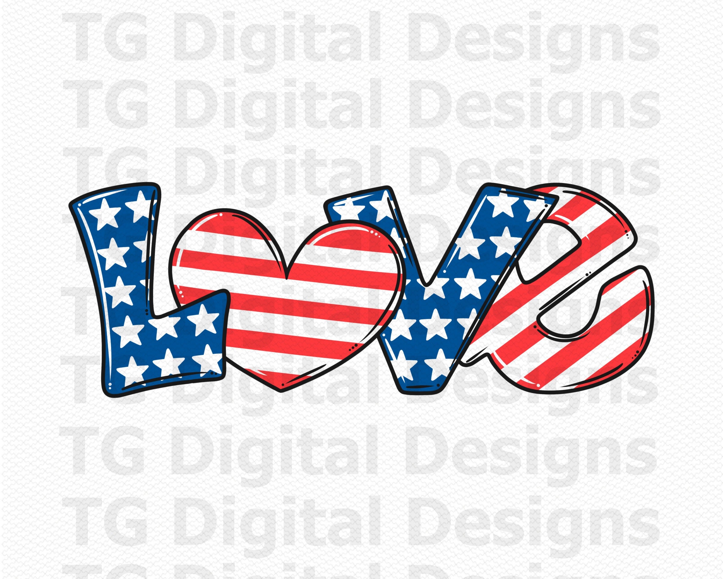 Patriotic PNG, Patriotic Love, Patriotic Sublimation, Patriotic Design ...