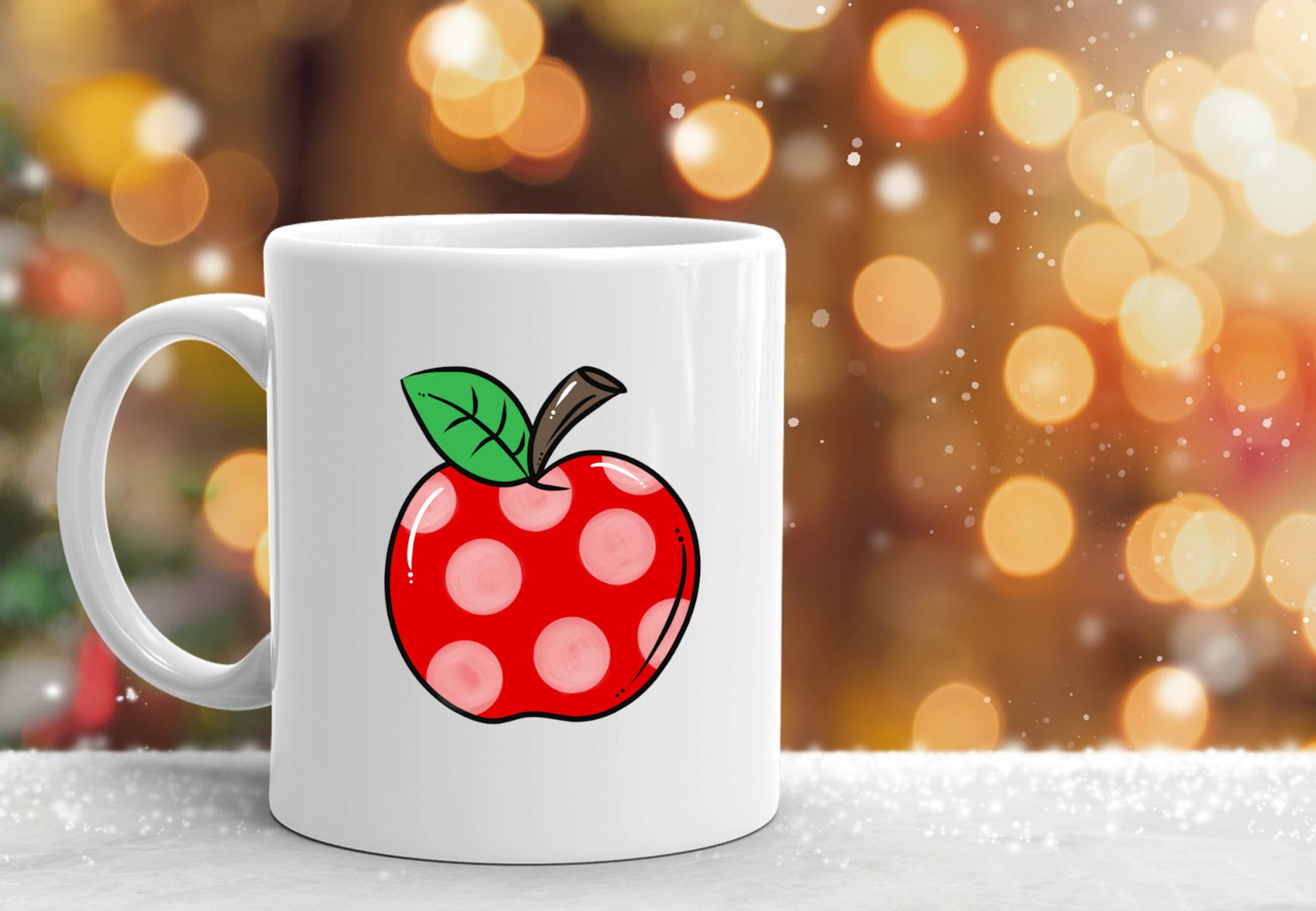 Apple PNG Polka Dot Apple PNG School Apple PNG Apple - Etsy