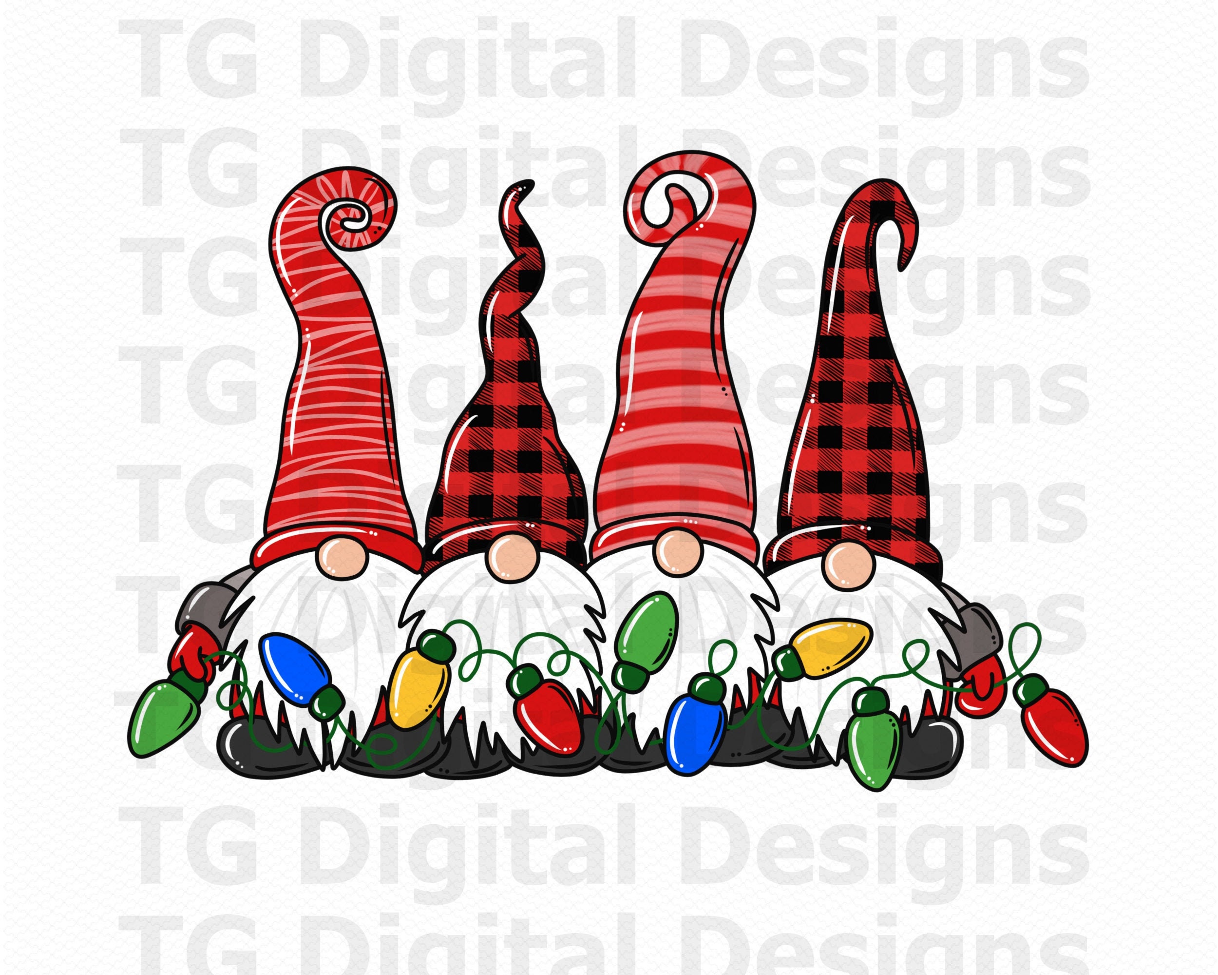 Christmas PNG, Christmas Gnomes PNG, Christmas Lights PNG, Christmas ...