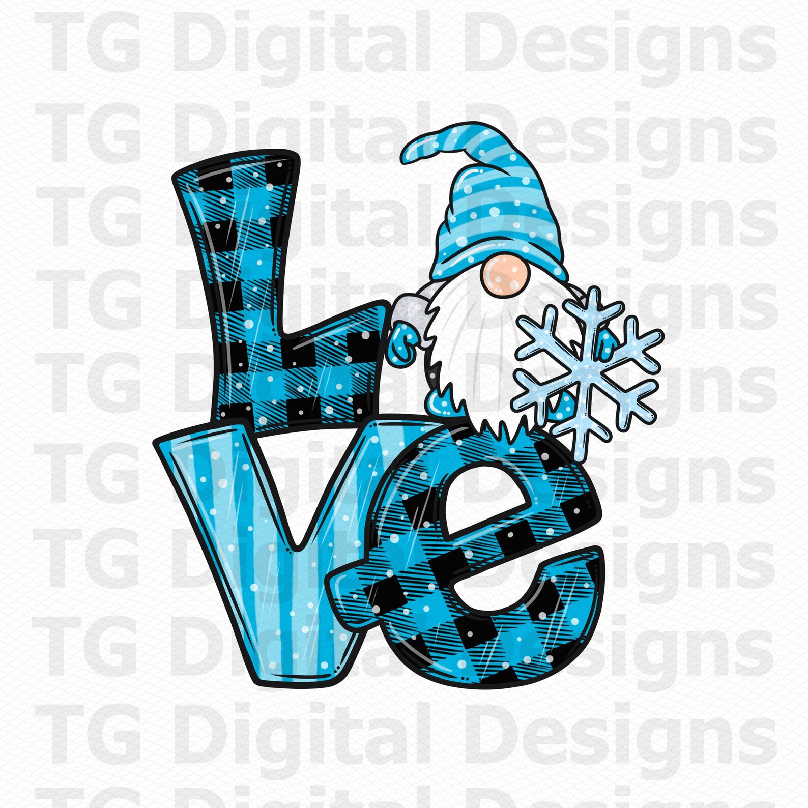 Winter PNG Freezing Season Turquoise Winter Gnome PNG - Etsy