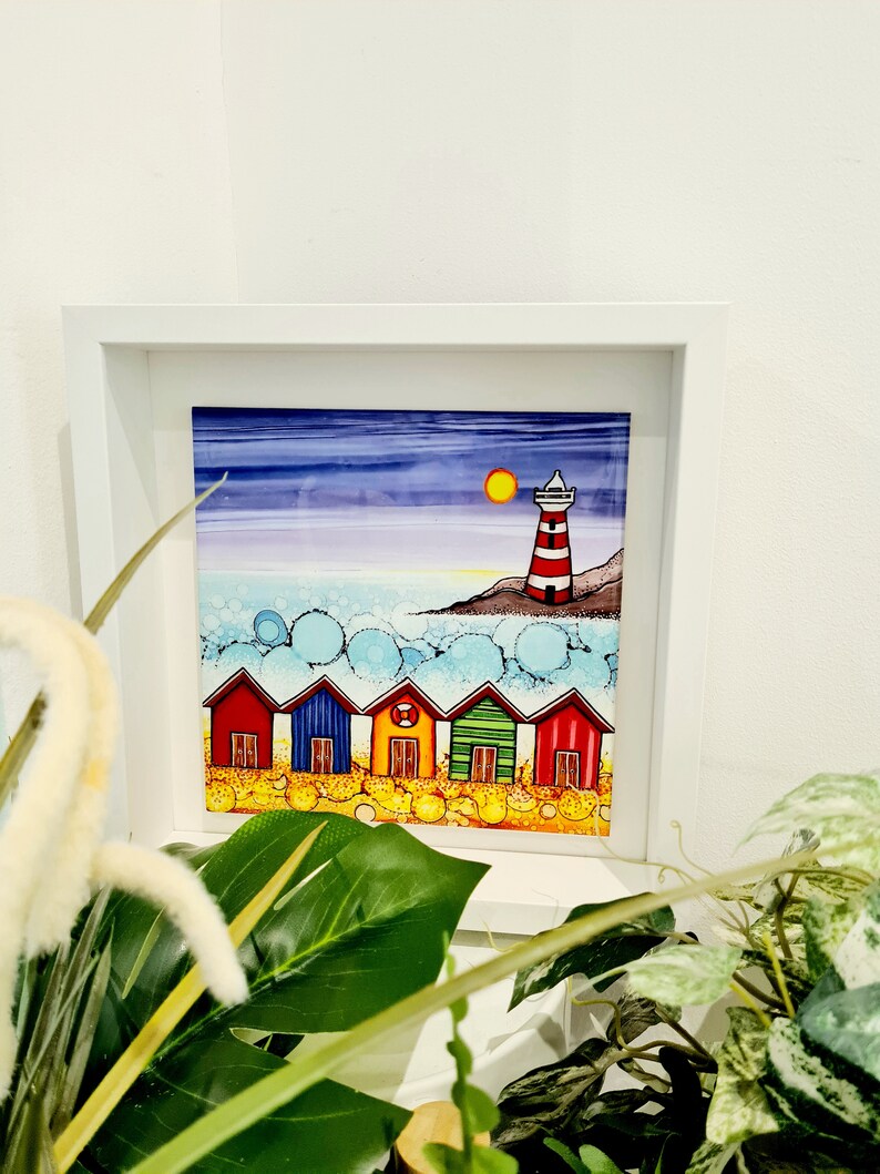 Ceramic Wall Art Mini Tile Framed Arthousewarmingbirthday | Etsy UK