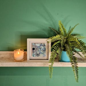 Dandelion Ceramic Wall Art Mini Tile Framed Art Housewarming Birthday ...