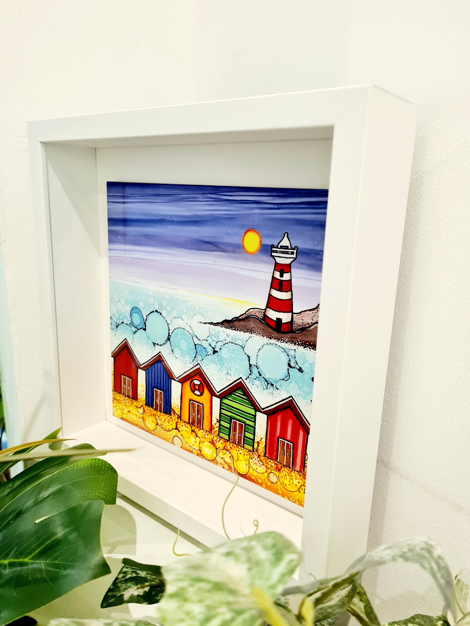 Ceramic Wall Art Mini Tile Framed Arthousewarmingbirthday | Etsy UK